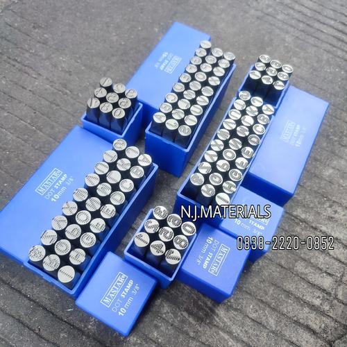 Jual Alat Ketok Huruf Angka Bintik 10 Mm Merk MASTAR Dot Stamp Set ...