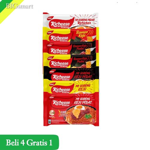 Jual Richeese Mie Instan Ramen Mi Goreng All variant - Red White ...