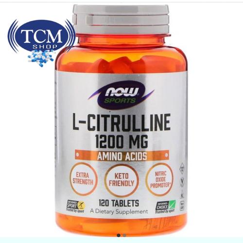 Jual Now Food L-Citrulline Citruline 1200mg 120 Tab ASLI USA - Jakarta ...