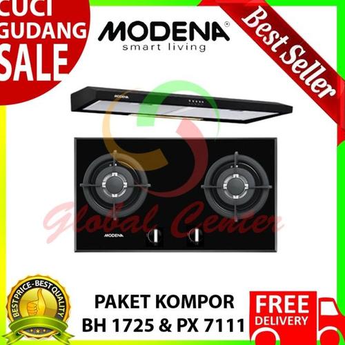 Jual KOMPOR TANAM PAKET KOMPOR TANAM MODENA BH 1725 & COOKER HOOD PX ...