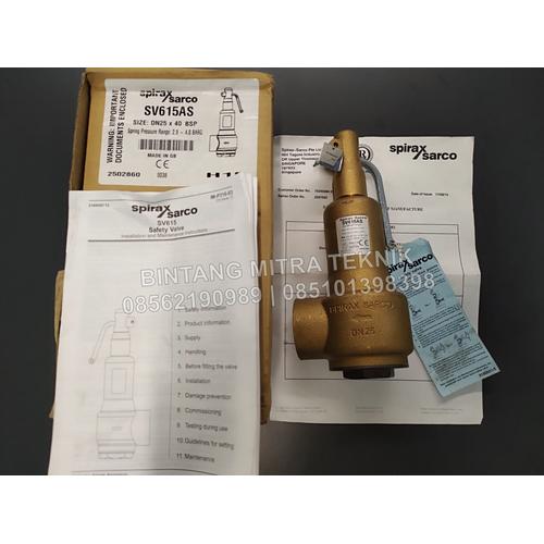 Jual SAFETY VALVE SPIRAX SARCO SV615AS DN25 1" - Kota Bandung - BINTANG ...