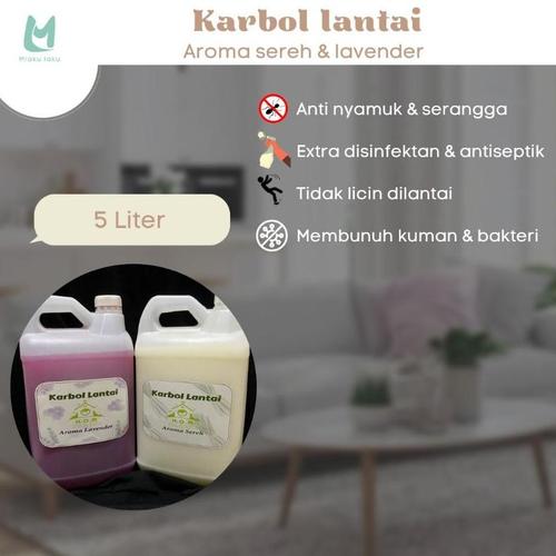 Jual Karbol Wangi 5 Liter | Karbol Pembersih Lantai | Karbol Sereh ...