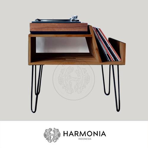Jual Rak Vinyl / Rak Piringan Hitam Unik Estetik Harmonia - Natural ...