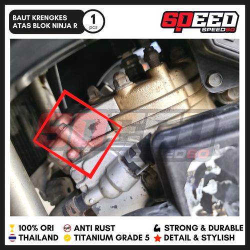 Jual Titanium Probolt Baut Penahan Cover Super Kips Atas Ninja R R ...