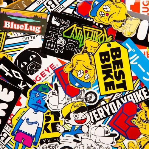 Jual Blue lug Sticker Bluelug Original Japan made sepeda commuter ...