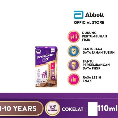 Jual Pediasure Go Cokelat Susu UHT 110 mL - Kab. Tangerang - Glowing ...