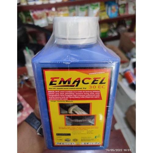 Jual EMACEL 30EC 1Liter insektisida / pembasmi ulat sundep beluk ...
