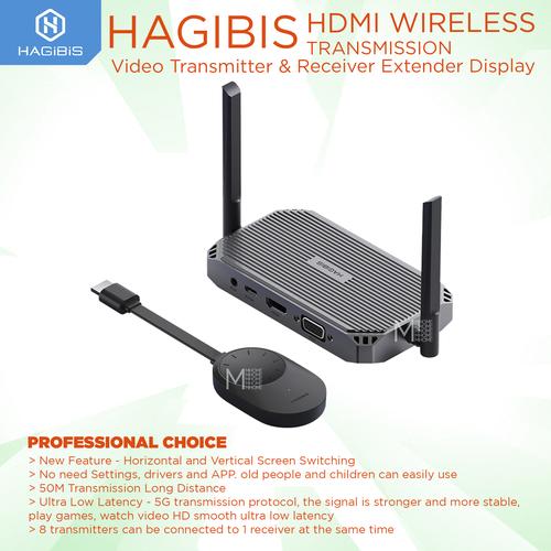 Jual HAGIBIS HDMI Wireless Transmission Video Transmitter&Receiver ...