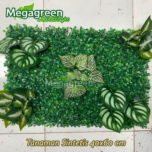 Jual Tanaman Sintetis Dinding 40x60 cm - Daun Plastik Hiasan - Kab ...