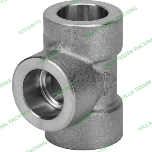 Jual Tee Besi Class 3000 Sock Weld 3" inch / TEE SW # 3000 CS - Jakarta ...