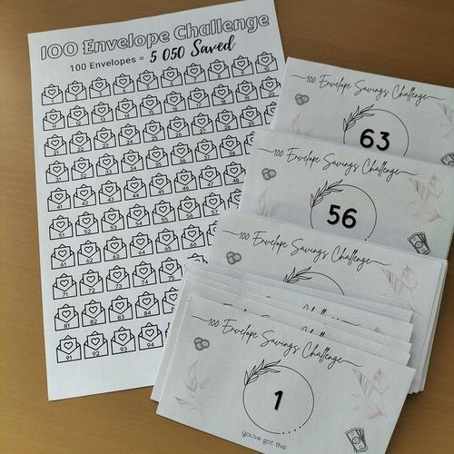 Jual SAVING MONEY 50 & 100 DAY + BOX TABUNGAN AMPLOP SAVE MONEY ...