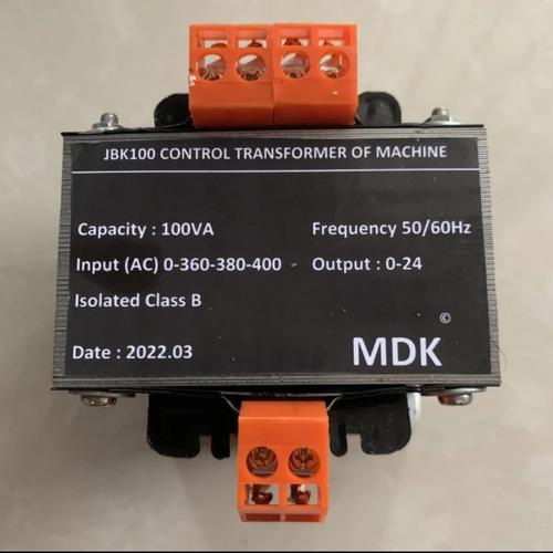 Jual Trafo MDK 1 Phase 100 VA Input 360V/380V/400V Output 220VAC/24V ...
