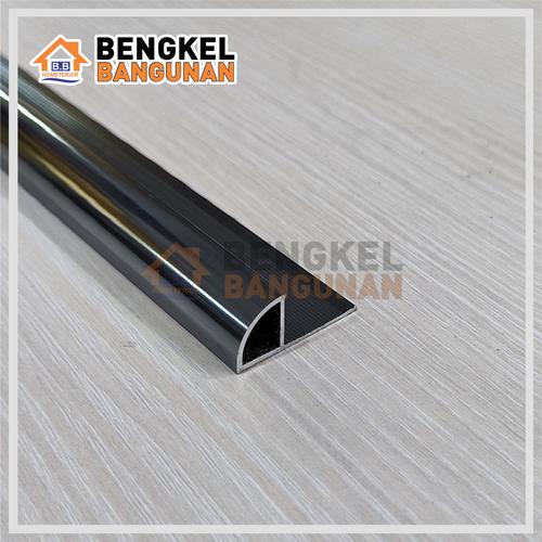 Jual Kuku Macan/Tile Trim/Corner Trim/Bon bon Aluminum Tebal - dark ...