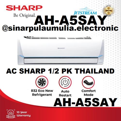 Jual Sharp AC Standard 1/2 PK Low Watt - AH-A5SAY / AH A 5 SAY / AHA ...