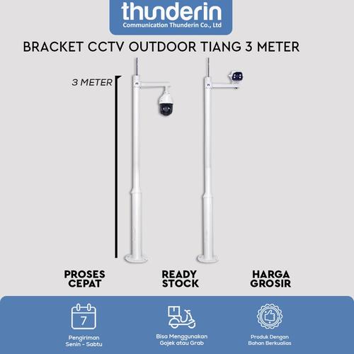Promo Bracket Tiang Cctv Outdoor 3 Meter - TIANG 3M Cicil 0% 3x ...