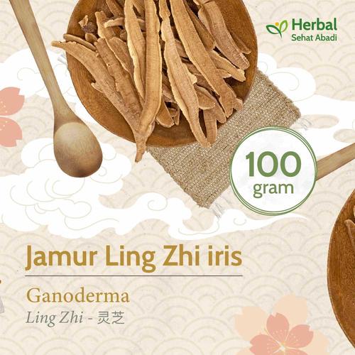 Jual Jamur Ling Zhi 100 gram Iris (灵芝) / Lingzhi / Lingzi / Ganoderma ...