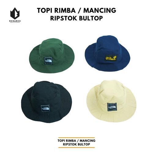 Jual topi rimba outdoor casual bucket hat anti panas topi mancing ...