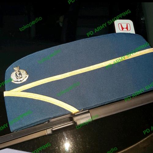 Jual TOPI MUT PAMEN TNI AL LIS BANGKOK + PIN MUT - TOPI MUT TNI AL ...