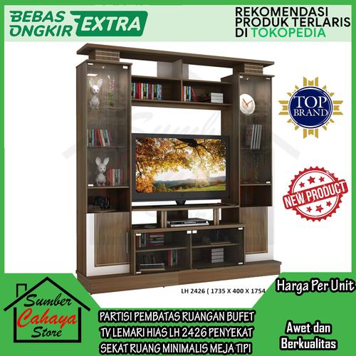 Jual [Instan] LEMARI HIAS LH 2426 PARTISI PEMBATAS RUANGAN BUFFET BUPET ...