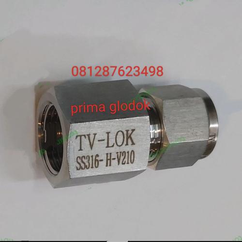 Jual Female connector ss316 1/2od x 1/2nptf/female connector 1/2 x 1/2 ...