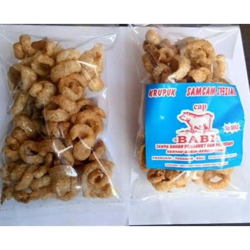 Jual READY Kerupuk Samcan Spesial Cap Babi khas Bali 200gr - Jakarta ...