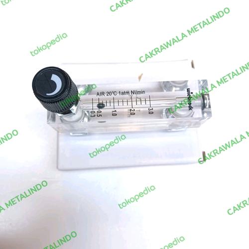 Jual Rotameter Udara Gas (air) 10 NI/min Flow Meter Udara Wiebrock ...