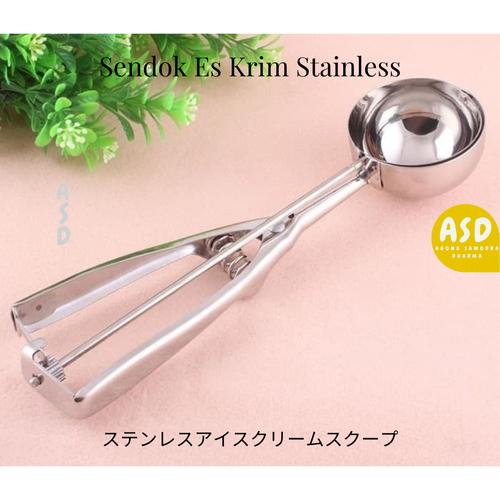 Jual Sendok Es Cream / Ice Cream Scoop / Sendok Es Krim Stainless/new ...