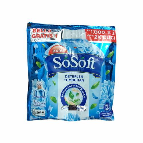 Jual So soft biru deterjen cair 80ml isi 8 - Kota Bekasi - jco mart ...