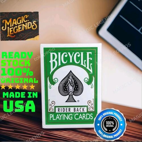 Jual Kartu Remi : Green Rider Back Bicycle Playing cards - Kota ...