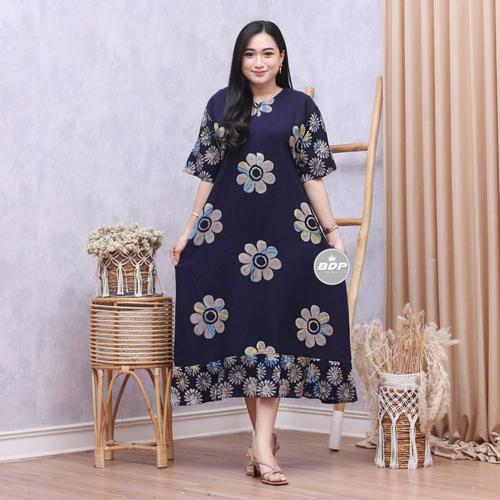 Jual Daster Maura Cap Motif Kekinian/ Daster Batik Rumahan - Maroon ...