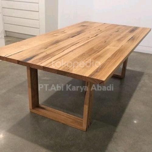 Jual Meja meeting/meja serbaguna kayu mahoni ukuran 170x80x75cm - Kab ...