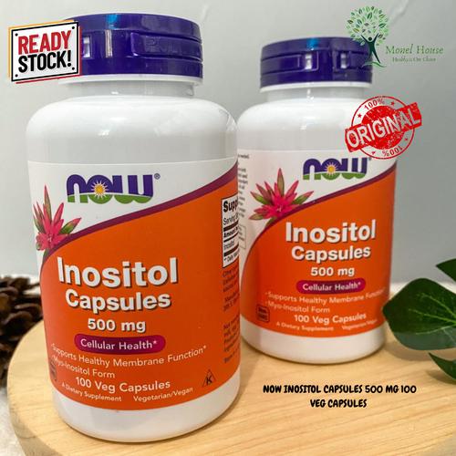 Jual [READY STOCK] NOW INOSITOL CAPSULES 500 MG 100 VEG CAPSULES - Kota ...