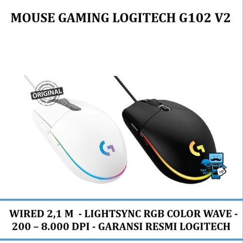 Jual Mouse Gaming-Logitech G102 V2 Lightsync Gaming Mouse - ORIGINAL - Hitam - Jakarta Pusat ...