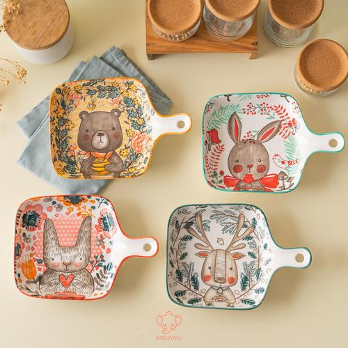 Jual Cartoon Baking Pan - Piring Cantik, Piring Lucu, Piring Keramik ...