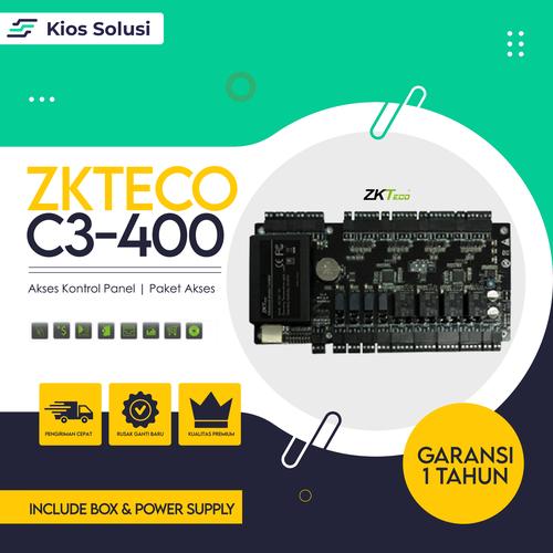 Jual Access Control Panel ZKTECO C3-400 | With BOX + PSU | Paket Akses ...