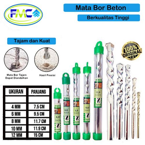Jual Mata Bor Beton 10mm 12mm 6mm 8mm Panjang Super Tajam Tembok Dinding 6mm Kab Tangerang