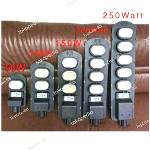 Jual Lampu Jalan Led 150W 150Watt PJU Slim Solar Cell Tiang Tenaga ...
