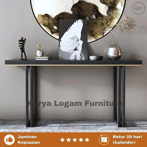 Jual Console Table Minimalis Modern - Meja Konsol Rangka Besi dan ...