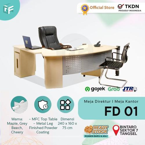 Promo Meja Kerja Direktur Meja Kantor Aditech FD 01 Cicil 0% 3x - Jakarta Selatan - Gudang ...
