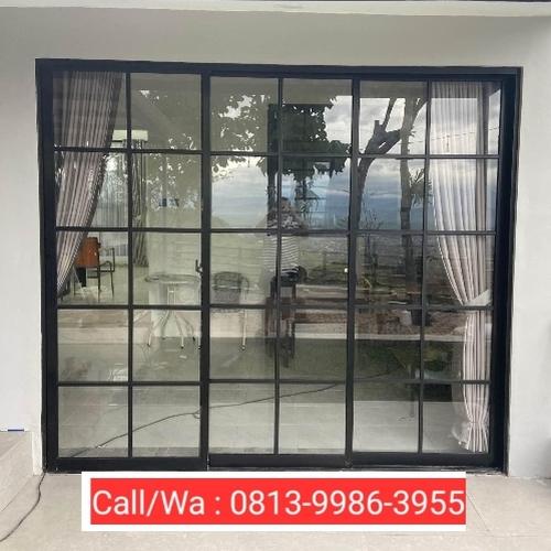 Jual Pintu Sliding Aluminium Double 3 Motif Ornamen - Jakarta Barat ...