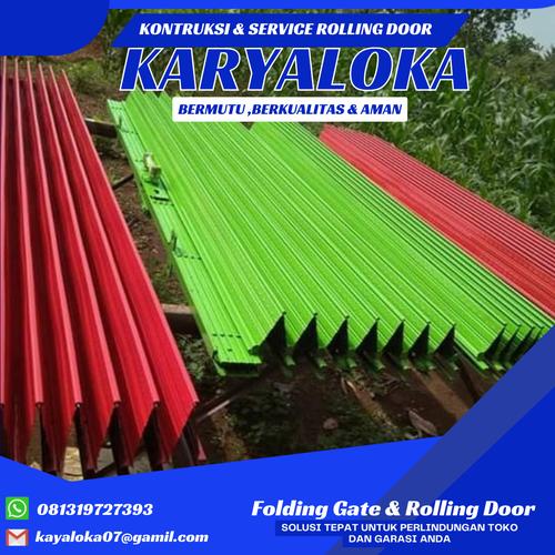 Jual Folding gate besi dan Galvalum rolling door alumunium dan galvalum ...