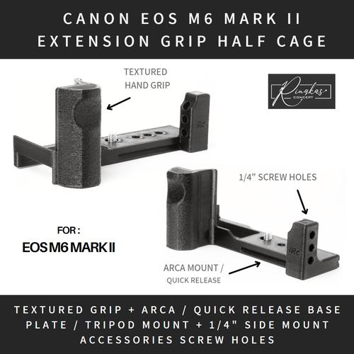 Promo CANON EOS M6 Mark 2 Extension Grip Half Rig Cage Case RINGKAS ...