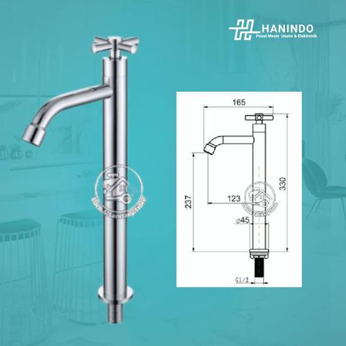 Jual PALOMA FCP 6383 Keran Wastafel Tinggi Cuci Tangan Meja Kran Air ...