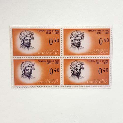 Jual Perangko/Prangko PAHLAWAN TENGKU TJHIK DI TIRO 1831 - 1891. Blok-4 ...