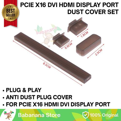 Jual Dust Cover GPU Anti Debu DP HDMI DVI Port Penutup Kotoran VGA Card ...
