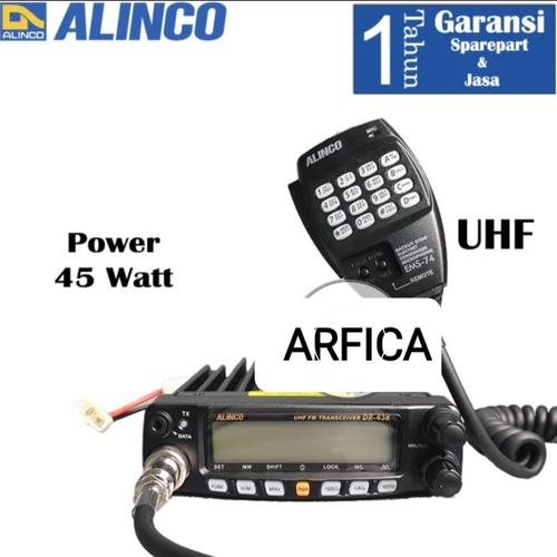 Jual Alinco DR-438 Rig UHF 400mHZ Garansi Monoband Mobile Radio DR438 ...