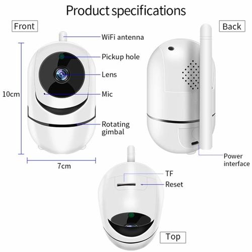 Promo IP CCTV CAMERA AI HUMAN TRACKING wireless 8MP full HD 1080P IP ...
