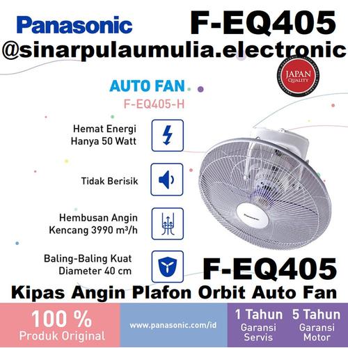 Jual Panasonic Kipas Angin Plafon Orbit Auto Fan 16 Inch - FEQ 405 F EQ ...