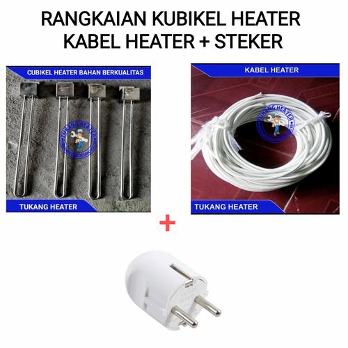 Jual 1 Set Kubikel Heater 50 cm + Kabel Heater anti panas + Steker ...