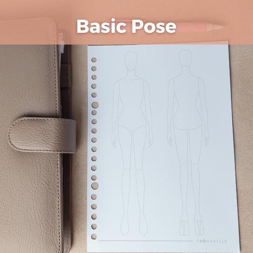 Jual Isi Binder ukuran A5 untuk gambar fashion design / Buku Sketsa ...